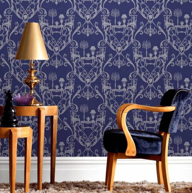 Цвет Индиго в дизайне интерьера – варианты применения с фото